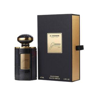 al haramain junoon noir for women - arabian perfume - long lasting arabic perfume - oriental floral fragrance - femme eau de parfum - 2.5 oz