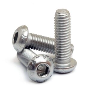 monsterbolts - m5 x 10mm button head socket cap screws, iso 7380, marine grade stainless steel, 10 pack