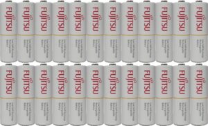 fujitsu 100 ready-to-use hr3utc aa rechargeable batteries nimh 1.2v min. 1900mah made in japan