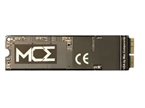 mce technologies 1tb ssd for macbook pro (retina, 15", mid 2015) only: pcie 4 lane (x4) nvme 8.0gt/s ssd flash upgrade - 2900mb/s read, 2100mb/s write, requires macos 10.13.x (high sierra) or later