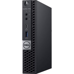 dell op7060mff47gtv optiplex 7060 micro pc with intel core i5-8500t 2.1 ghz hexa-core, 8gb ram, 128gb ssd, windows 10 pro 64-bit