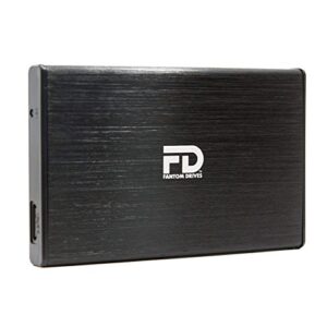 fantom drives fd portable 5tb hard drive - usb 3.2 gen 1-5gbps - gforce mini aluminum- compatible with mac/windows/ps4/xbox (gf3bm5000u)