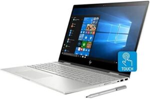 2019 hp envy x360-15t quad core with 10th gen. intel i7-10510u, hp stylus pen, ips fhd edge-to-edge, fingerprint, windows 10, b&o audio 15.6" convertible 2-in-1 laptop pc (16gb ram, 1tb ssd)