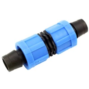 moowhsh drip tape coupler fitting [20 pack] - 5/8" (17mm) hose union - works great with and is compatible with irretec p1 ultra, rivulis t-tape, aqua-traxx, irritec, chapin, and 5/8 inch netafim.