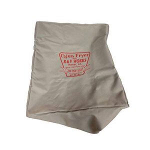 r&v works 4 & 6 gallon canvas fryer cover with heavy 600 denier canvas