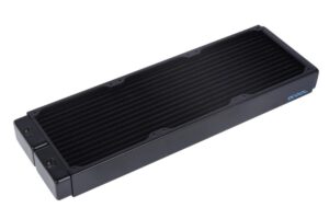 alphacool nexxxos xt45 full copper 420mm radiator v.2, 140mm x 3, triple fan