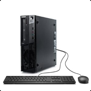 lenovo think center m81 sff desktop computer, intel quad core i5-2400 3.1ghz up to 3.4ghz, 12gb ddr3 ram, 2tb hdd, dvd, wifi, bt 4.0, hdmi, vga, display port, w10p64 (renewed)