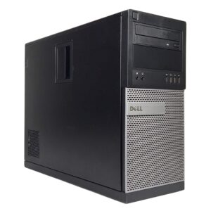 dell optiplex 9020 business tower computer 4th gen desktop pc (intel core i5-4570, 4gb ram, 500gb hdd, wifi, vga, display port) win 10 pro with cd (renewed)