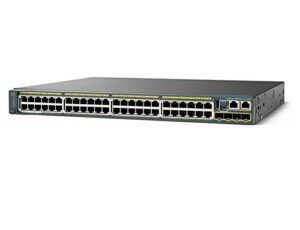 cisco ws-c2960s-48fpd-l 48 port poe gigabit switch w/ stack (renewed)