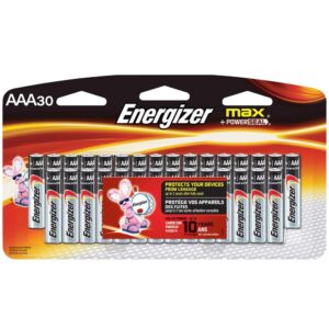 energizer aaa batteries, 30-pack