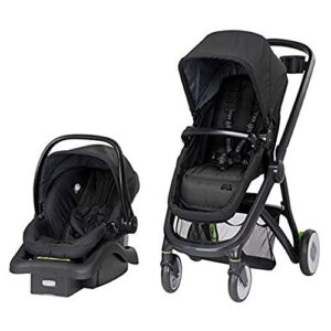 safety 1st riva 6-in-1 flex modular travel system with onboard 35 flx infant car seat and base, grey canyon