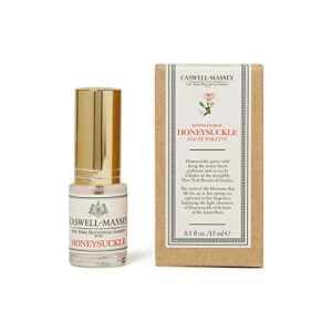 caswell-massey nybg honeysuckle eau de toilette, fresh floral fragrance for women, made in the usa, 15 ml