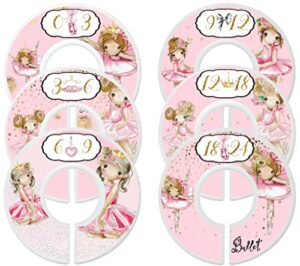 mumsy goose nursery closet dividers closet organizers baby girl clothes dividers ballerina