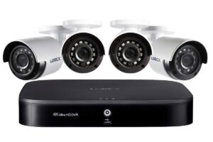 lorex 4k 8 channel 2tb dvr with 4 1080p outdoor cameras