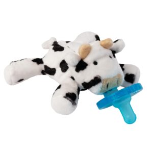 wubbanub silicone infant pacifier - cow, bpa free, latex free, phthalate free