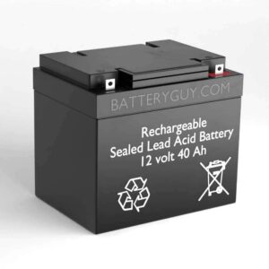 batteryguy ub12400 replacement 12v 40ah battery - batteryguy brand equivalent