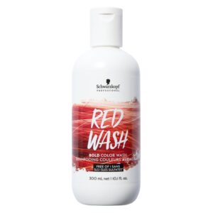 schwarzkopf bold colour wash shampoo, red,300 ml