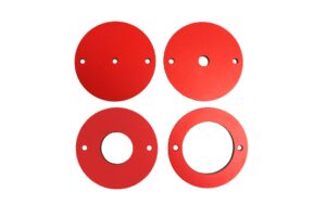 sawstop rt-pir 4 pc phenolic insert ring set for router plates