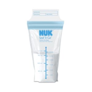 nuk seal n go breast milk bags, 200 count