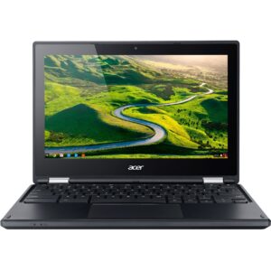 2018 newest acer convertible 2-in-1 chromebook-11.6 inches hd ips touchscreen, intel celeron quad-core processor up to 2.08ghz, 4gb ram, 32gb ssd, hdmi, wifi, chrome os-metal black (renewed)