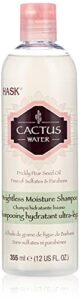 hask cactus water prickly pear seed oil weightless moisture shampoo, 12 oz