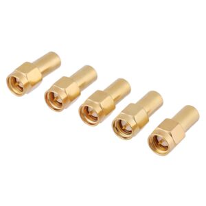 5pcs coaxial terminators sma male connector rf coaxial matched terminator termination load 50 ohm 2w sma terminator