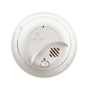 first alert brk 9120lbl hardwired smoke detector with adapter plugs for easy replacement , white