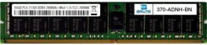 brute networks 370-adnh-bn - 64gb ddr4-2666mhz 4rx4 ecc lrdimm (compatible with oem pn# 370-adnh)