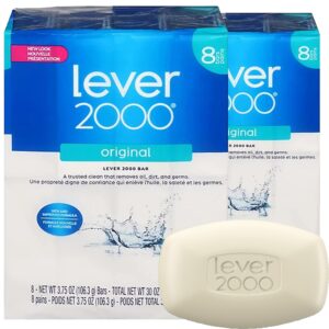 lever 2000 perfectly fresh bar soap, 16 count(pack of 1)