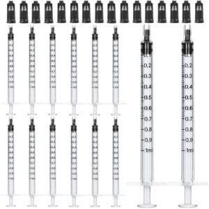 1ml syringes with caps (pack of 100)