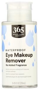 365 by whole foods market, eye makeup remover waterproof, 8.45 fl oz