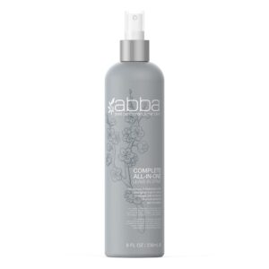 abba complete all-in-one leave-in spray, 8 fl oz, lightweight conditioner for moisture & strength, frizz-control, thermal protectant, for all hair types