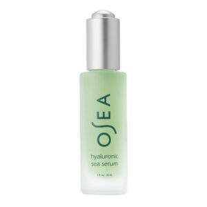 osea hyaluronic acid sea serum 1 oz - anti-aging face moisturizer - non-toxic seaweed skincare - clean, vegan & cruelty-free - skin hydration with hyaluronic acid