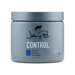 johnny b. control alcohol-free hair styling gel, strong hold, all hair types 16 oz.