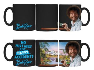 bob ross no mistakes just happy accidents heat change mug