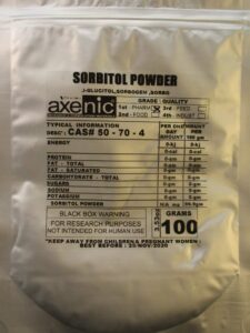 100 grams sorbitol powder 100%