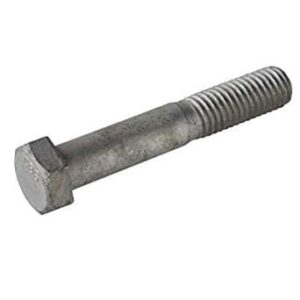 1/2 x 16 hex machine bolt a307 grade a steel (quantity: 5) hot dipped galvanized steel, coarse thread, partially threaded, 1/2-13 x 16