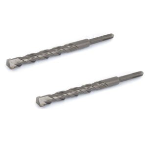 ldexin 2pcs sds plus bits, rock carbide tip rotary hammer drill bit, 0.7" x 8.3"/ 18 x 210mm