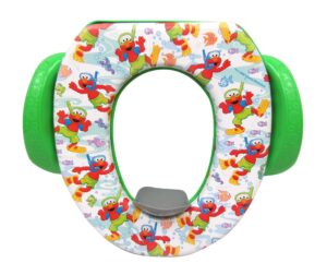 sesame street "scuba elmo" soft potty seat, red