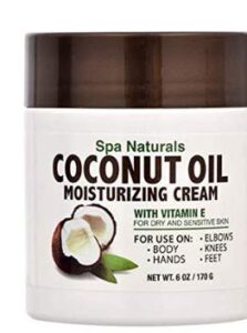 lot of 3 coconut oil cream 6 oz/ea coconut oil moisturizing cream vitamin e dry skin