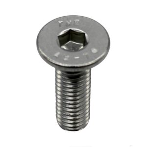 (100 pcs) m3 x 20mm socket countersunk screws (din 7991)-a2 stainless steel-hex drive flat head by fullerkreg