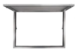 recpro concession stand serving window door - concession awning door for food trucks *glass not included* (60" x 36") | made in america