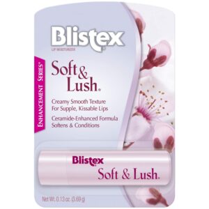 blistex soft & lush lip balm, 0.13 oz (pack of 2)