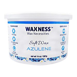 wax necessities waxness soft wax azulene 14 ounces