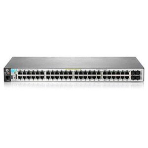 hp procurve j9772a 2530-48g-poe+ 48 port gigabit poe+ managed switch (renewed)