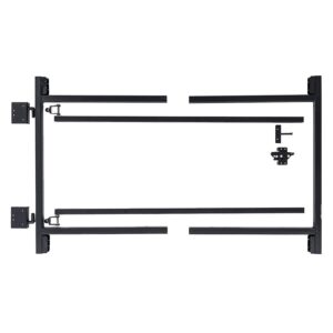 adjust-a-gate 2-pack anti-sag original wide width full-frame gate kit, fits 60-90" opening