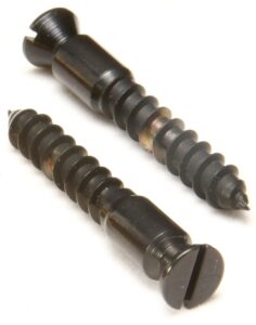 floyd rose bridge wood screw stud - black (pkg)