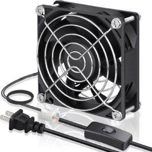 gdstime ec cooling fan 80mm x 80mm x 25mm ac 110v 115v 120v 220v 240v