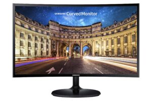 samsung 27-inch business 390 series c27f390fhn curved screen led-lit monitor (renewed)