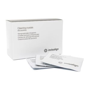 invisalign cleaning crystals for clear aligners and retainers, (50 packets)